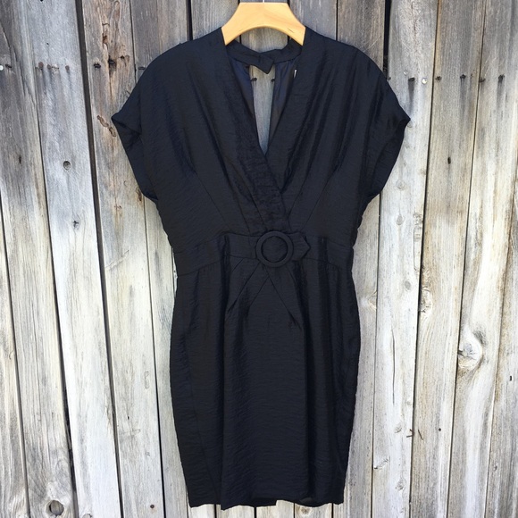 Yoana Baraschi | Dresses | Yoana Baraschi Pinup Retro Pencil Crinkle Dress Black 8 | Poshmark